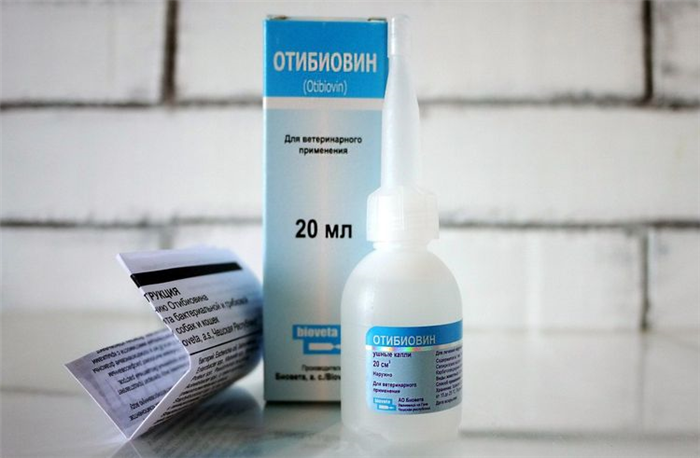 Ушные капли для собак Отибиовин: инструкция по применению с аналогами ...